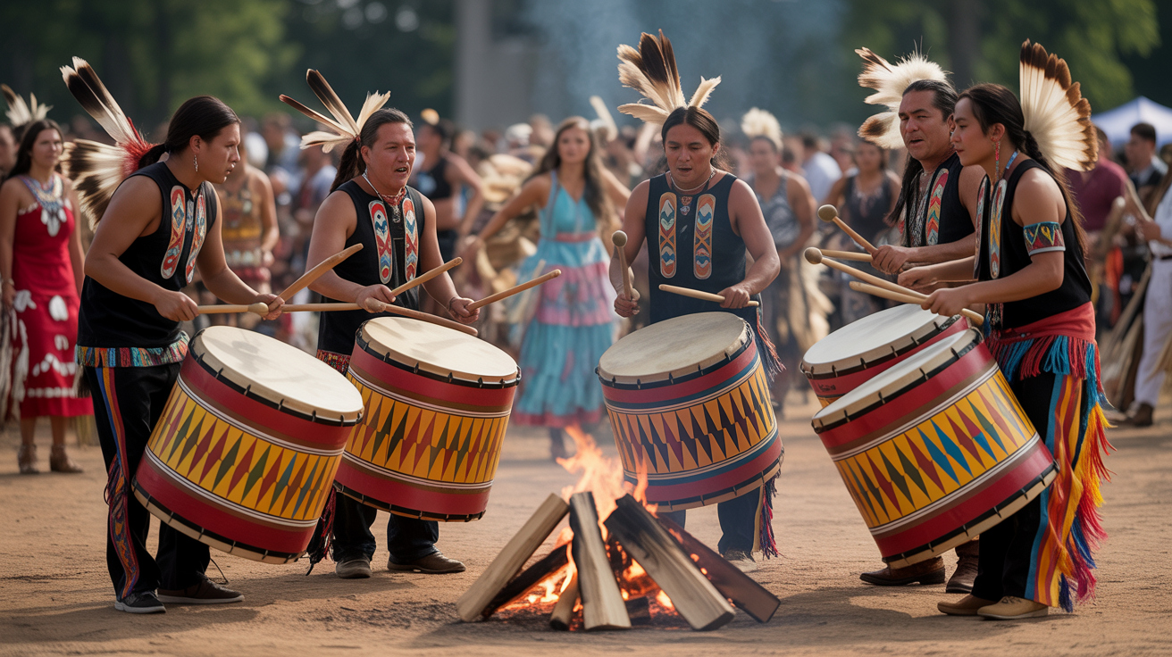 Native American Powwow Drums: Sacred Heartbeat - TheTalkList